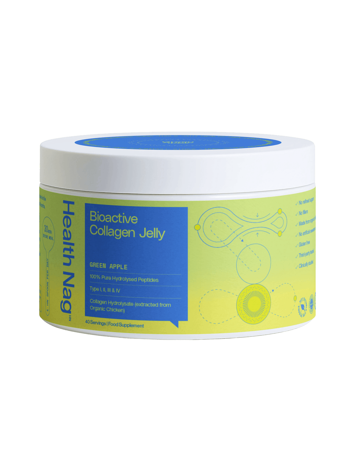 Bioactive Collagen Jelly Green Apple – Health Nag