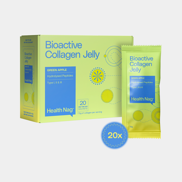 Bioactive Collagen Jelly Sachets – Green Apple – Health Nag